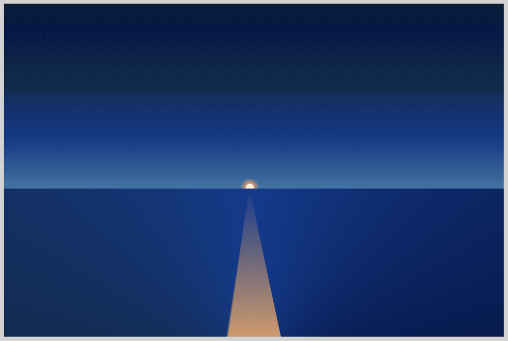 CSS Art – How to Make a Sunset Scene