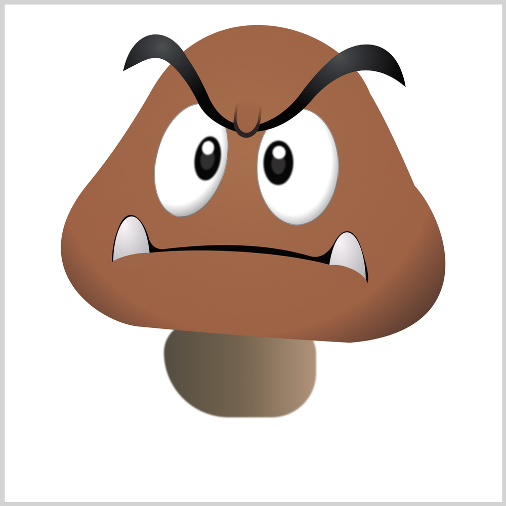 CSS Art – How to Make a Game Character – Goomba
