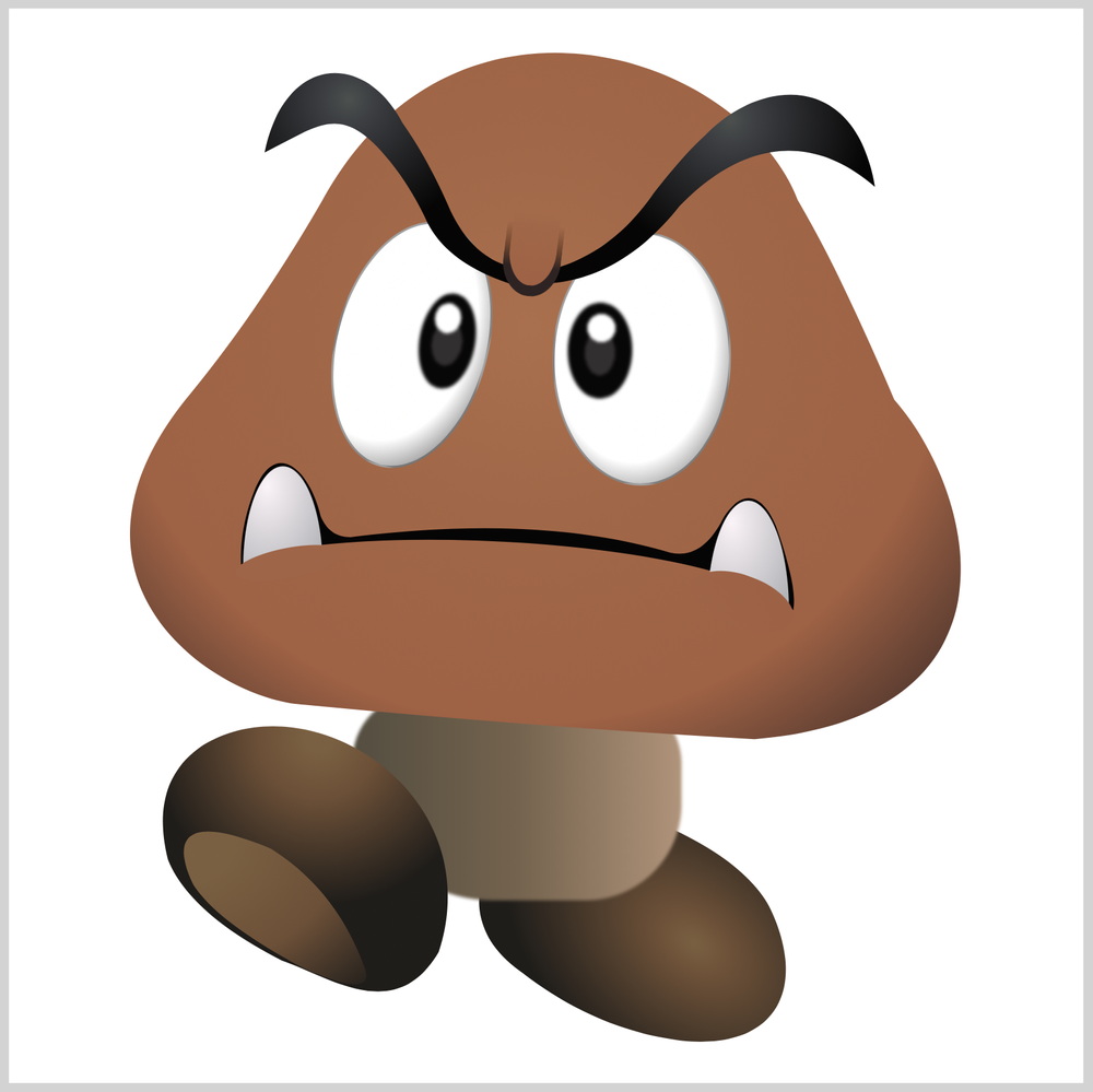 CSS Art – How to Make a Game Character – Goomba