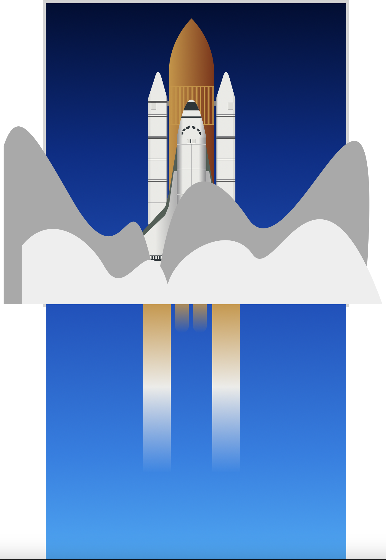 CSS Animation – Space Shuttle Launch