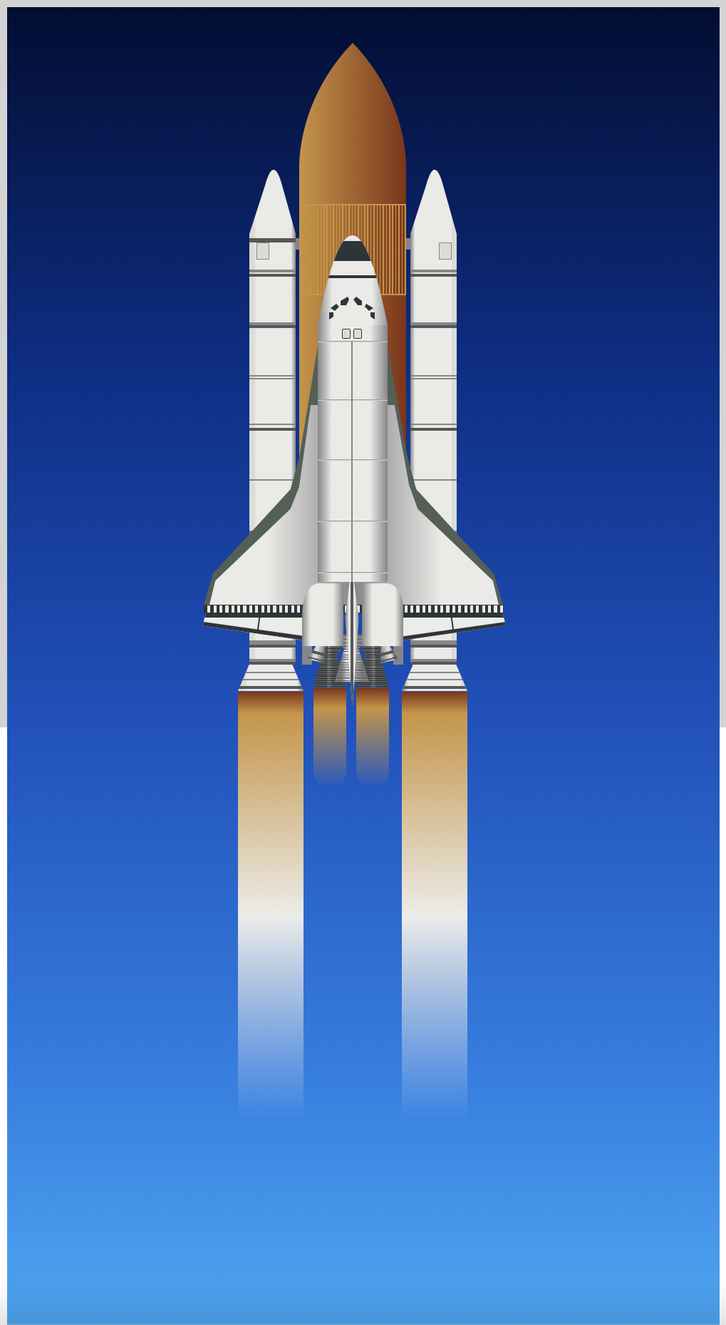 CSS Animation – Space Shuttle Launch