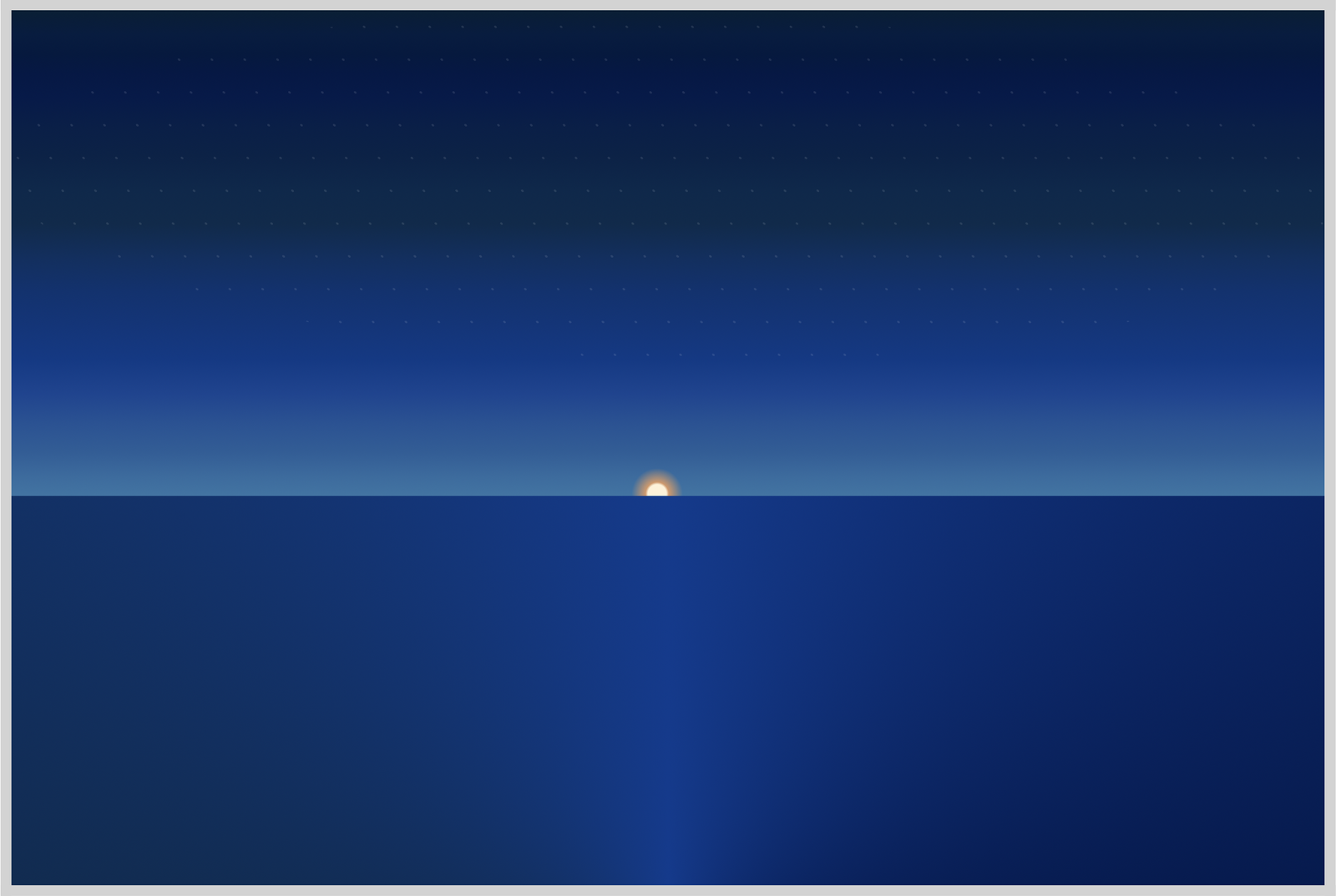 CSS Art – How to Make a Sunset Scene