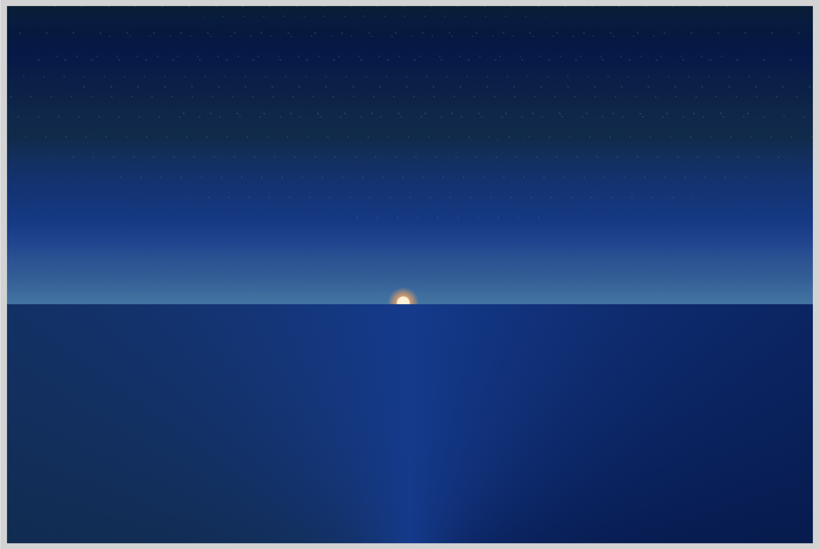 CSS Art – How to Make a Sunset Scene